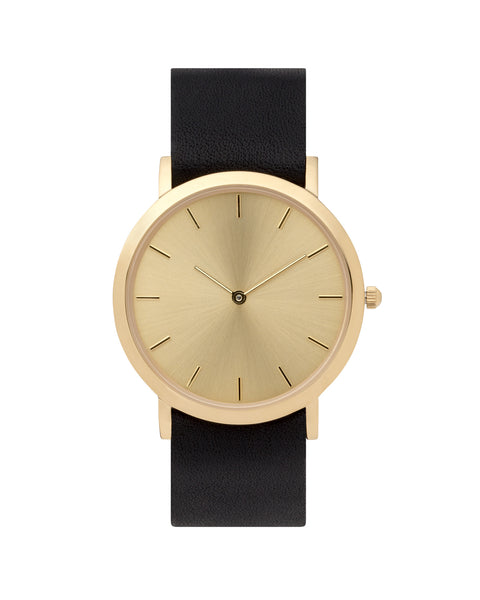 Analog Gold Classic Every Day Watch with Premium Leather – Analog Watch Co.